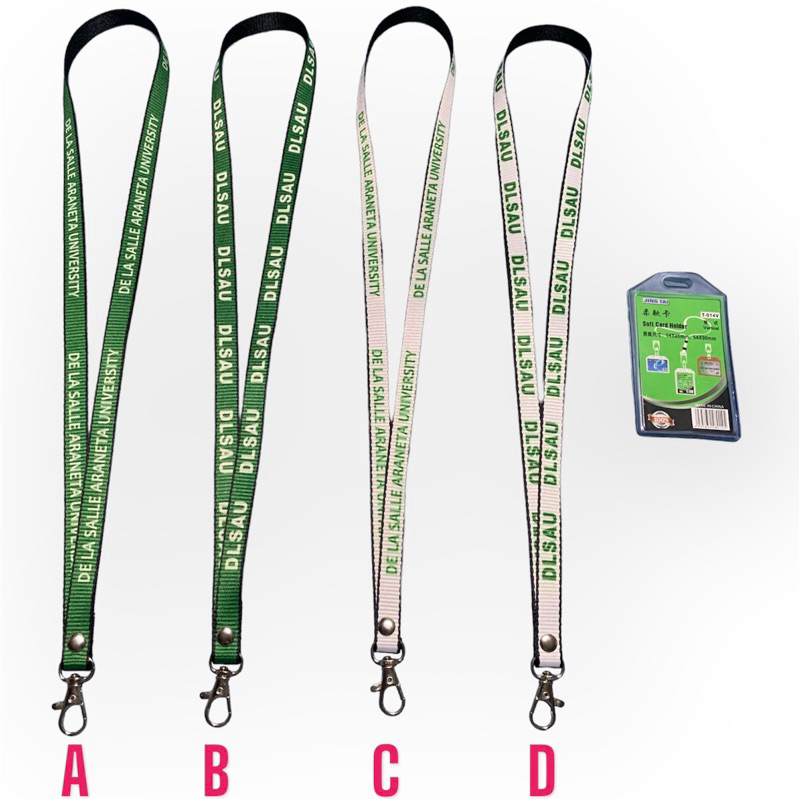 DLSAU LANYARD ID LACE DE LA SALLE ARANETA UNIVERSITY | Shopee Philippines