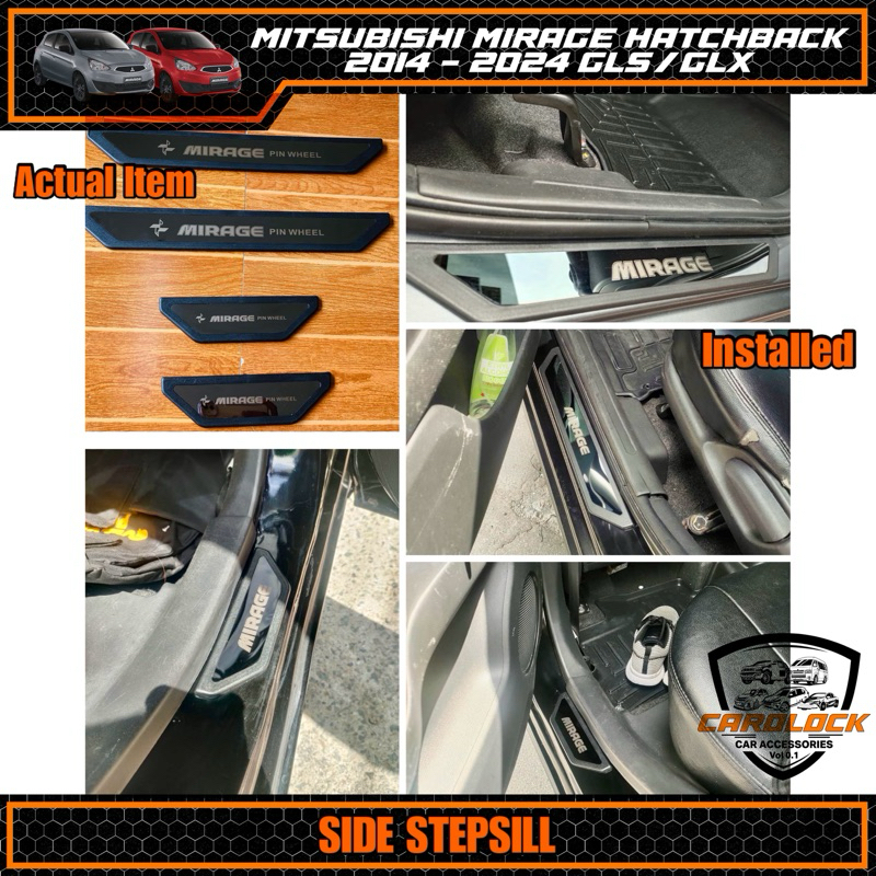 Mitsubishi Mirage Hatchback 2014 - 2024 Side Stepsill | Shopee Philippines