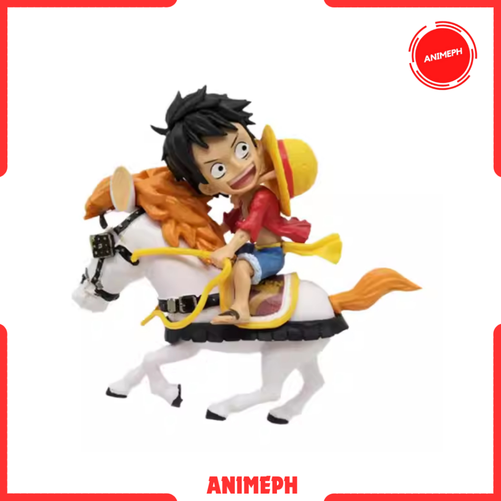 Anime Figure One Piece Anniversary Luffy Horse Riding Anime Model Toy ...