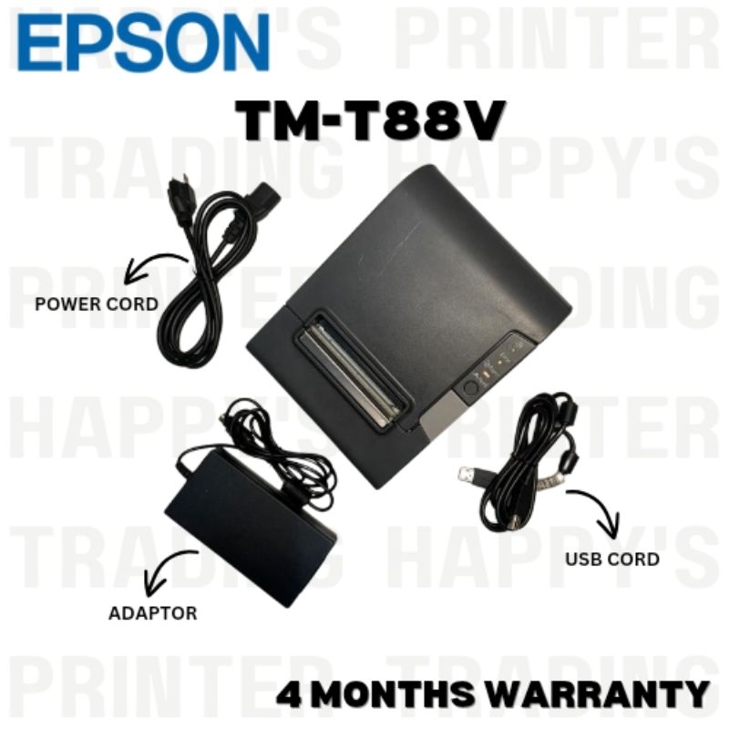 Epson Tm T88v Thermal Printer Usb Interface Shopee Philippines 7776