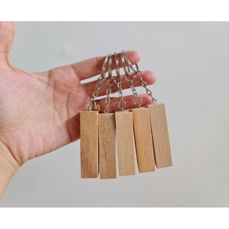 BLOCK KEYCHAIN (PREMIUM QUALITY MAHOGANY KEYCHAIN) | Shopee Philippines