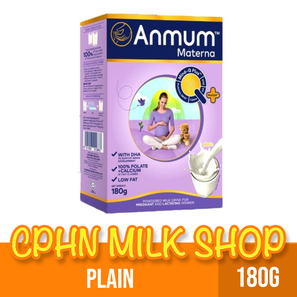 Anmum Materna Plain 180g Pregnancy Milk Powder | Shopee Philippines