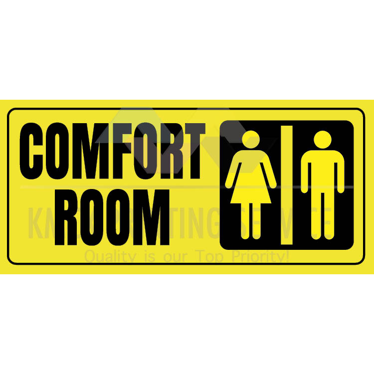 Comfort Room/Restroom Signages - Stickers & Sintra Board | Shopee ...