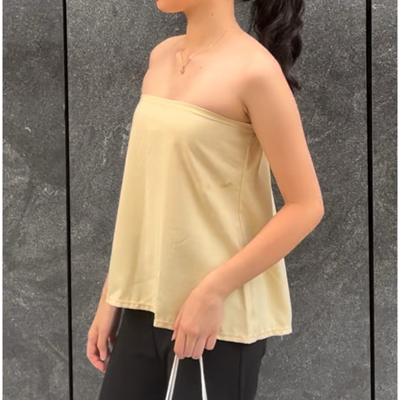 MICHI - AMOR - TUBE TOP - SOFT and FLOWY | Shopee Philippines