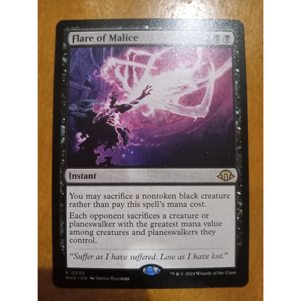 MTG Flare of Malice Rare Modern Horizons 3 MH3 Magic the Gathering | Shopee Philippines