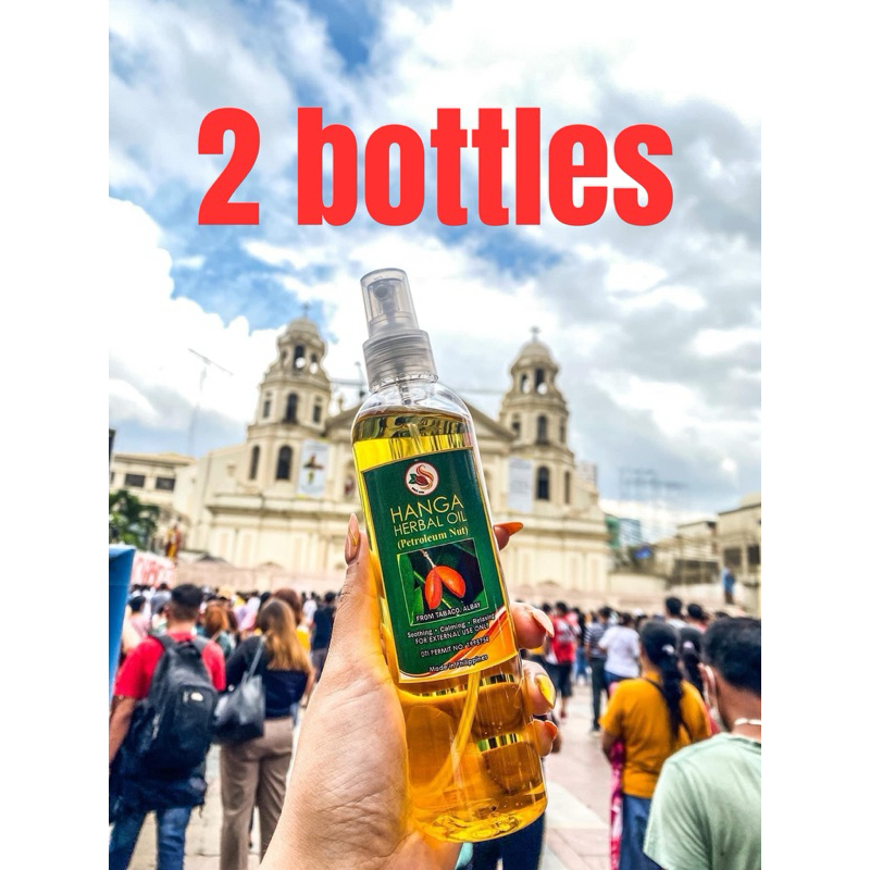 trending hanga herbal oil- 2 bottles promo (350ml) | Shopee Philippines