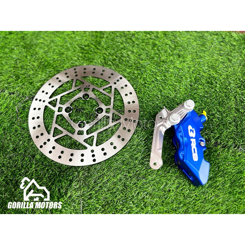 RCB R1 Caliper with Bracket and Big Disc 267mm for Honda Click 125/150 ...