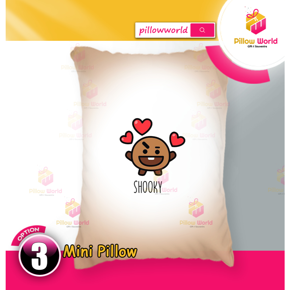 BTS BT21 Shooky Cute Pillow / Perfect Gift and Souvenir by PillowWorld ...