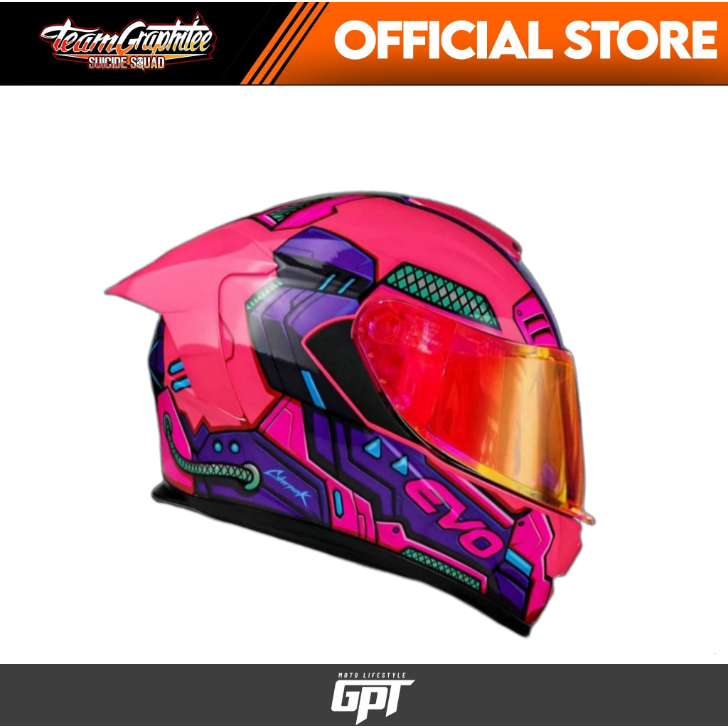 EVO HELMET GT-PRO CYBERPUNK with FREE CLEAR LENS | Shopee Philippines