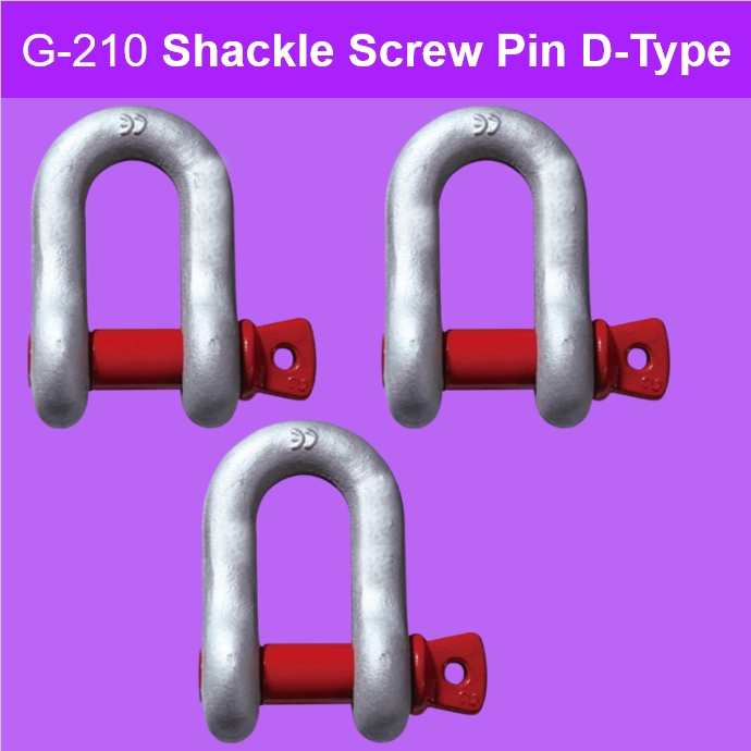 Mago G-210 7/8" 6.5 Tons Shackle Screw Pin Dee Screw G-210 D-Type Type ...