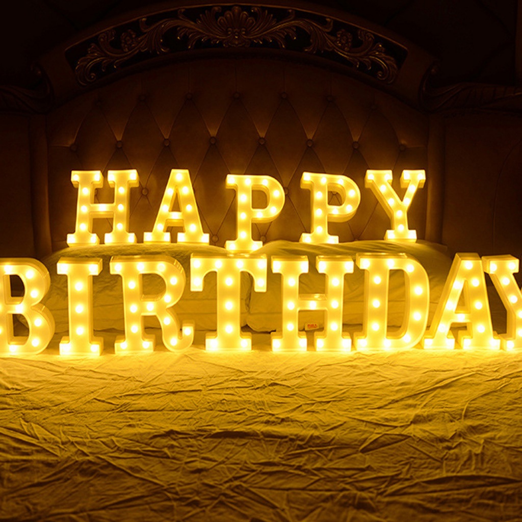 3D Led Letter Light Name Letter Standee Lettering Name for Backdrop ...