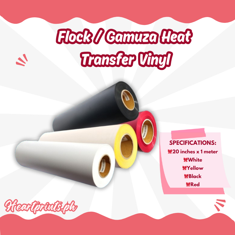 QUAFF CDF Gamuza Heat Transfer Vinyl for Tshirt Printing (1 meter x 20 ...