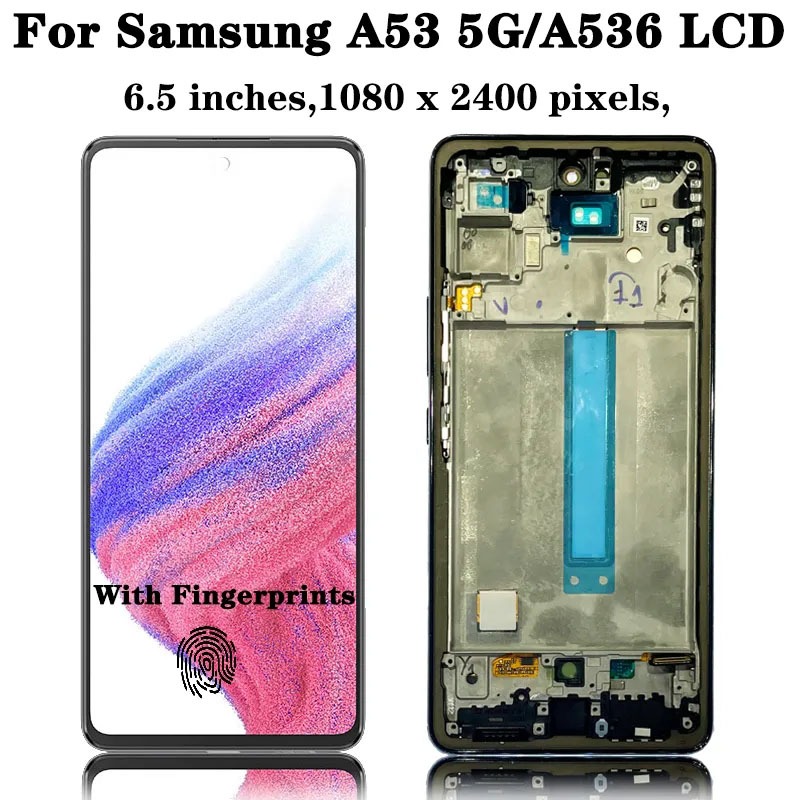 Samsung A53 5G OLED/AMOLED LCD Display And Touch Screen | Shopee ...