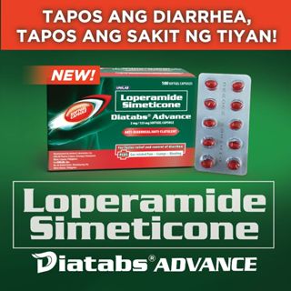 Diatabs Advance 10s (For Diarrhea & Stomach Pain Relief) | Shopee ...