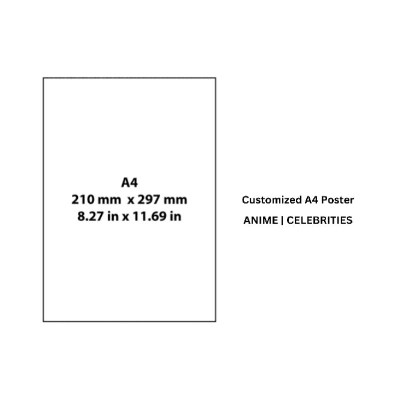 Costumized A4 Size Poster Wallpaper | Shopee Philippines