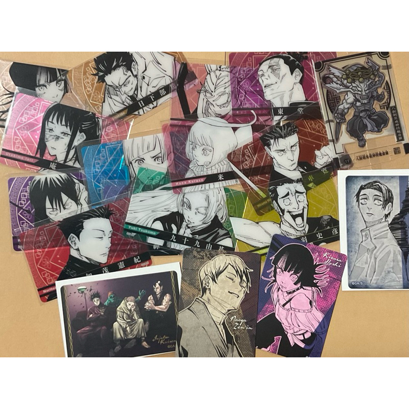 Jujutsu Kaisen Anime Clear Cards Jump Shop Wafer Cards Magnetic Cards ...
