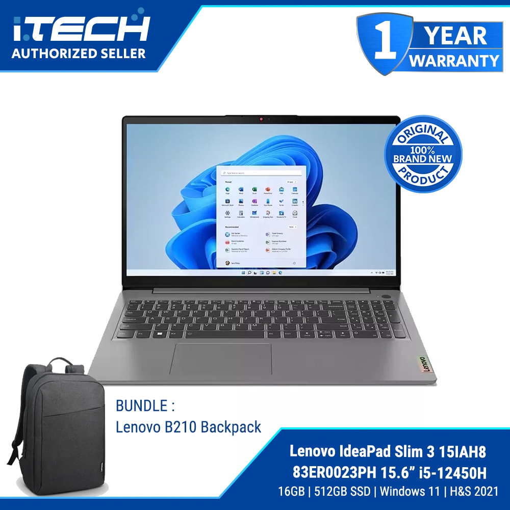 Lenovo Ideapad Slim 3 15iah8 83er0023ph 15 6inch Intel Core I5 12450h