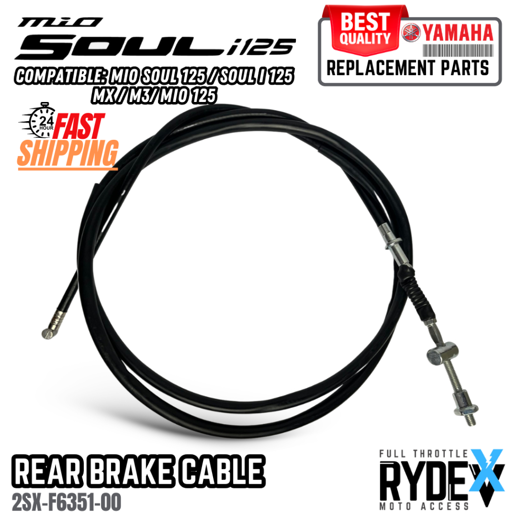 REAR BRAKE CABLE Mio 125 / Soul / Soul i / Mx / Mxi / M3 / Sporty ...