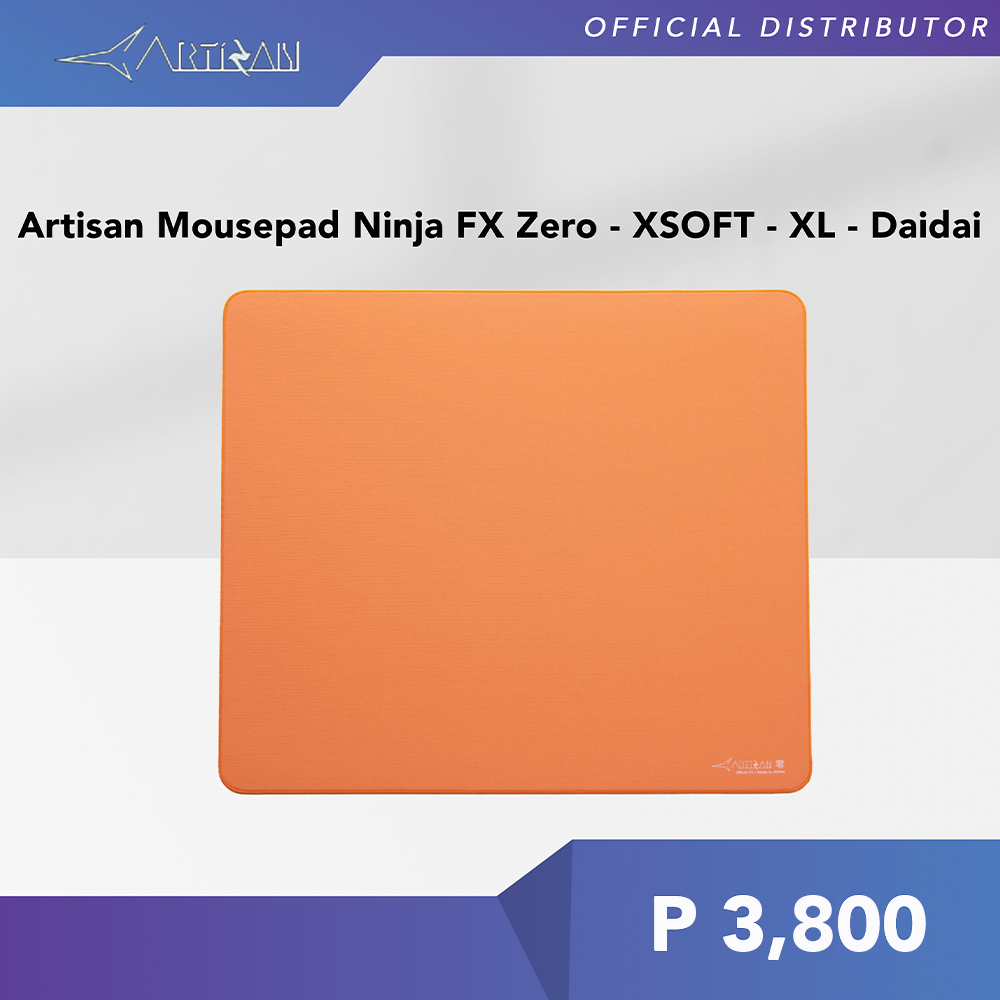 ARTISAN Mousepad Ninja FX Zero - XSOFT - XL - Black - Daidai | Shopee Philippines
