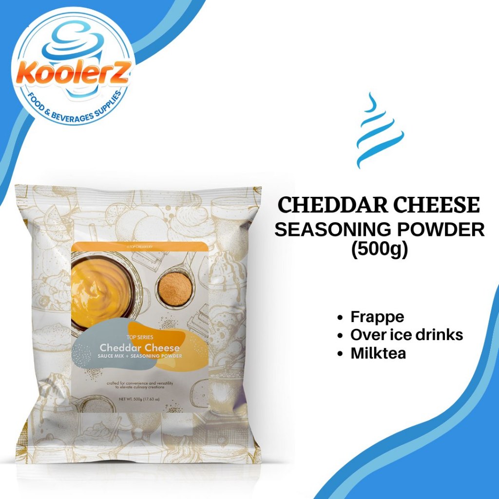 TOP Series Cheddar Cheese Sauce Mix + Seasoning Powder 500g | Shopee ...