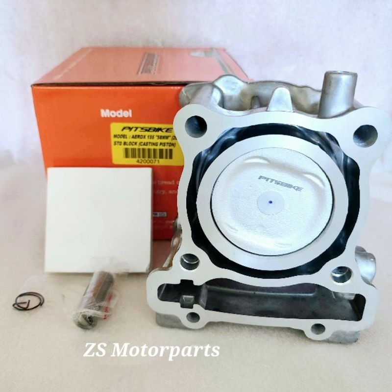 Pitsbike STD Block (Casting Piston) AEROX 155 "58MM std" "63mm" "65mm ...