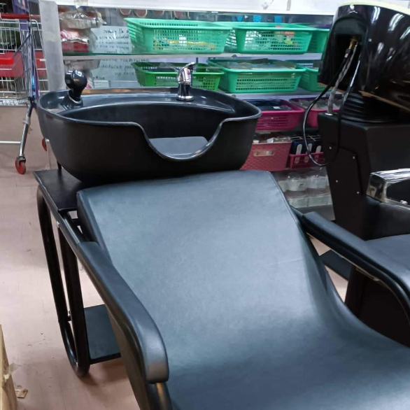 shampoo bed black plastic bowl for hair salon use #01 Shampoo Chairs ...
