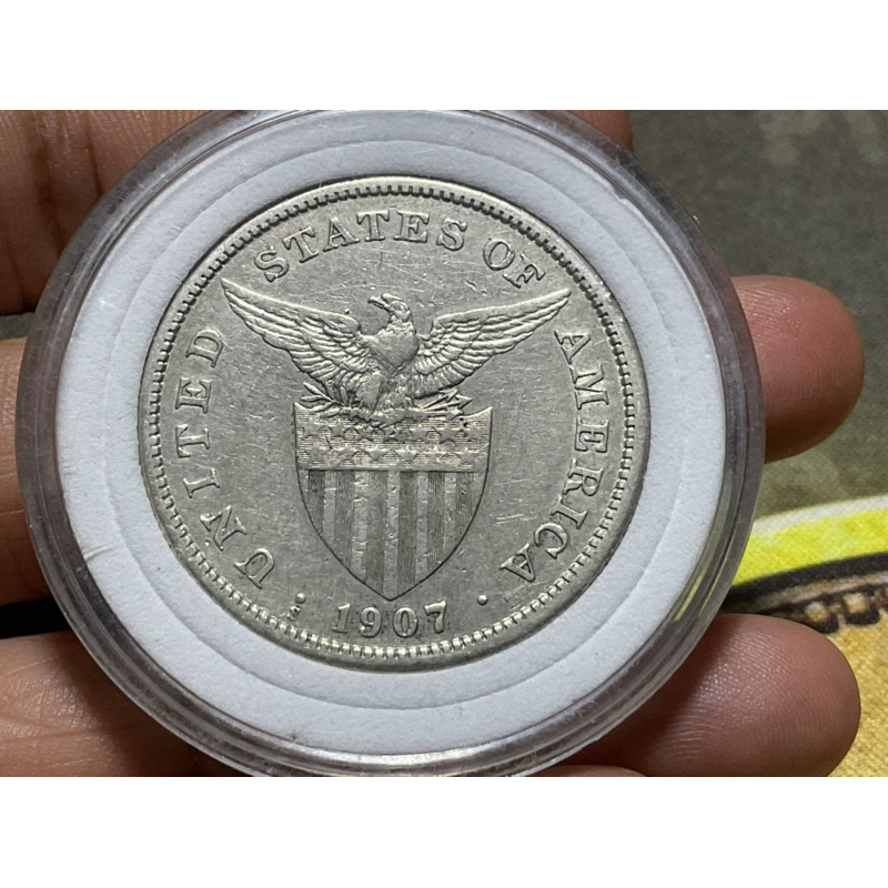 1P USPI 1907s Silver Coin Fine to Vg | Shopee Philippines