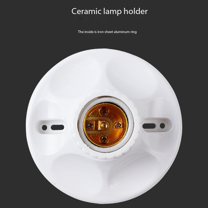 Lamp Holder Ceiling Receptacle E27 Batten Socket Light Bulb Holder Base ...