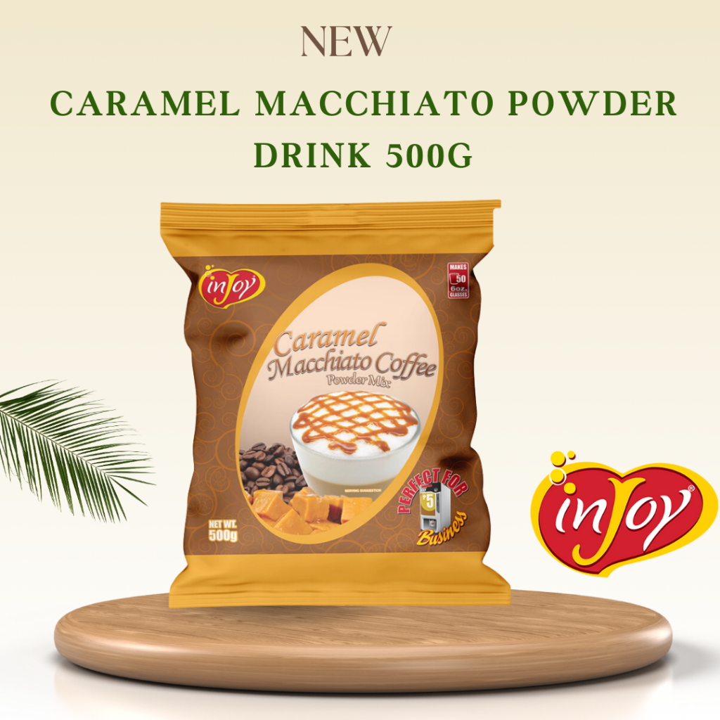 InJoy Caramel Macchiato Powder Drink 500g (Bagsak Presyo) | Shopee ...