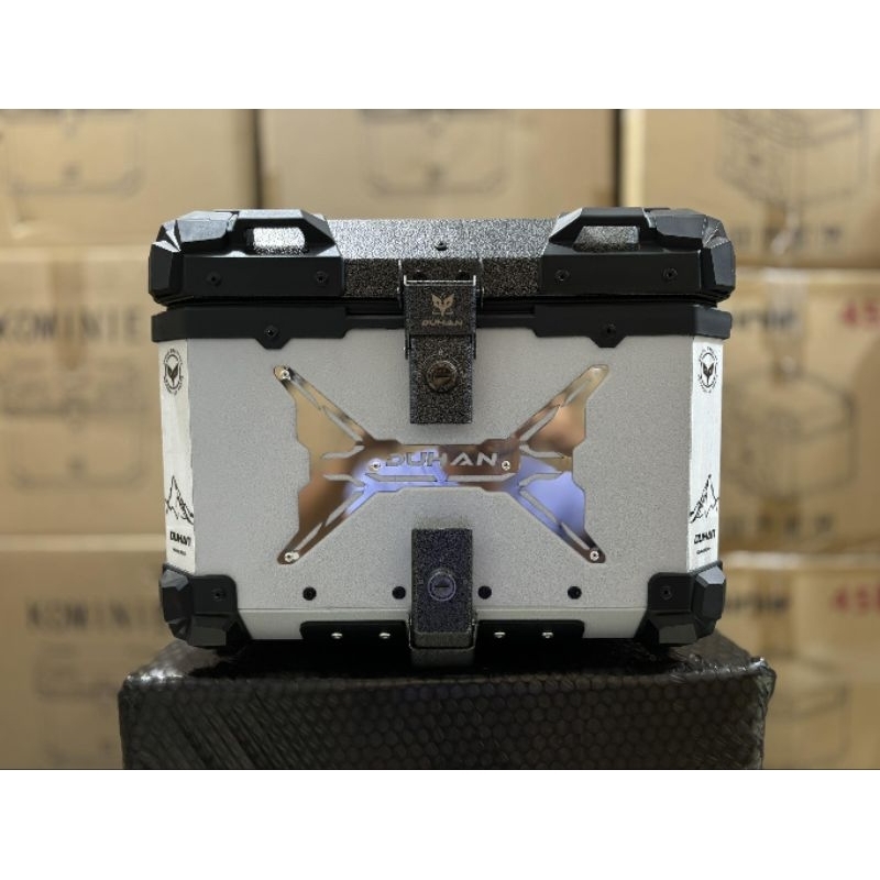 Duhan Anti Scratch 45 Liters Alloy Top Box with Backrest | Shopee ...
