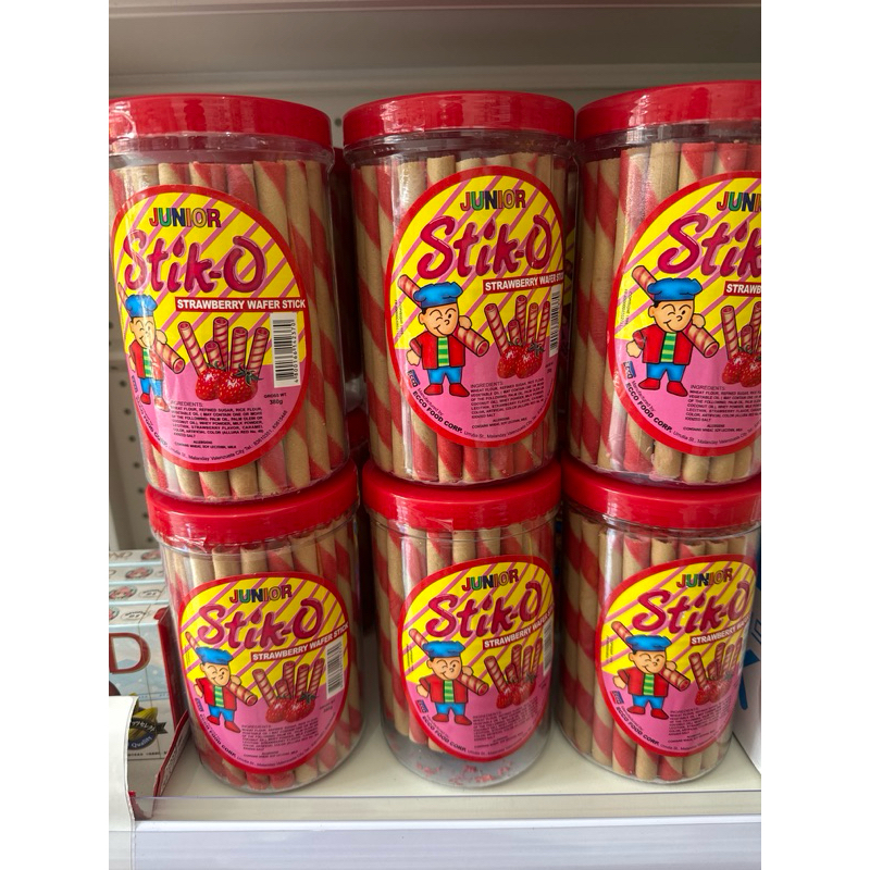 Stik-O Junior strawberry wafer stick | Shopee Philippines