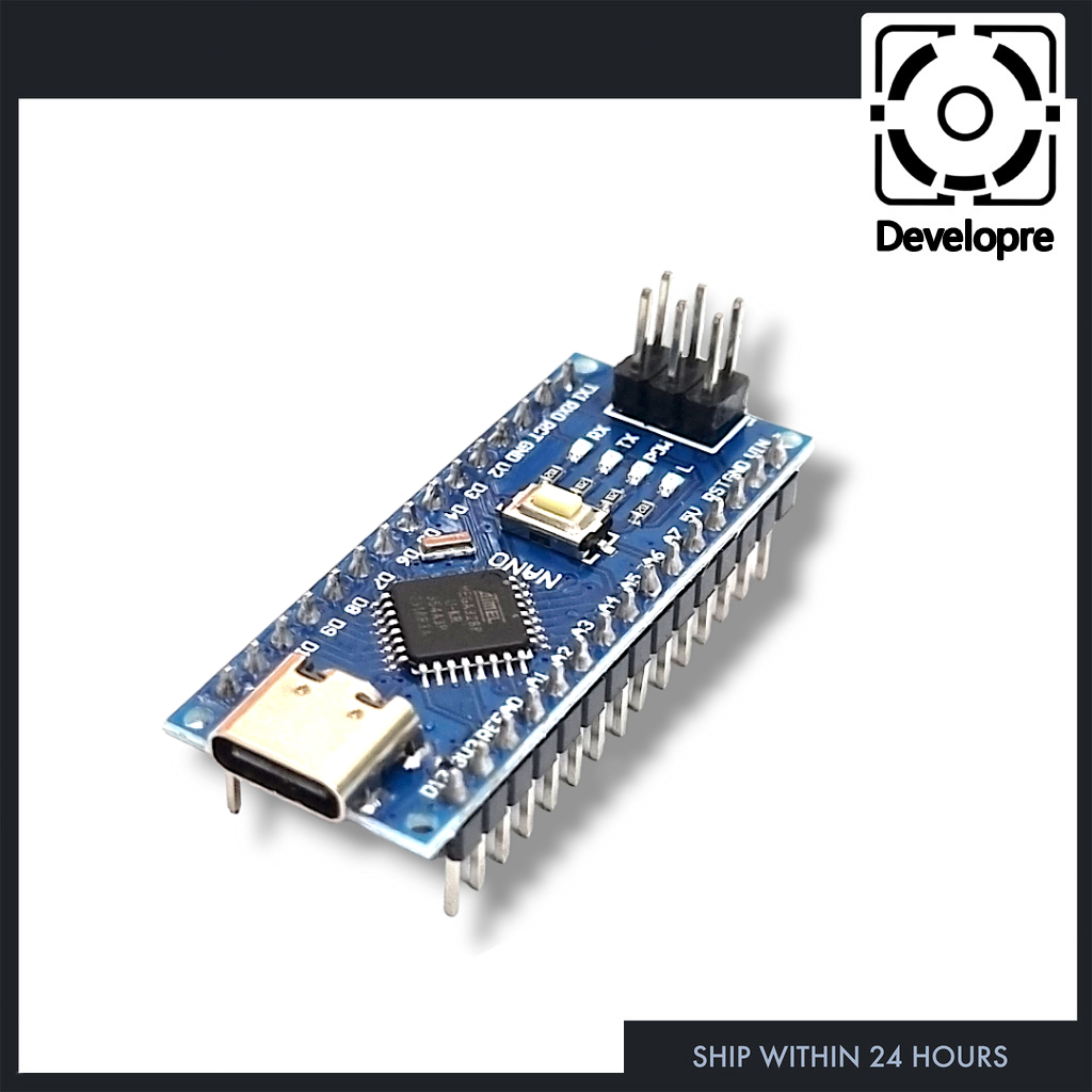 Arduino Nano Atmega328p Ch340g Ch340 Soldered Unsoldered Shopee