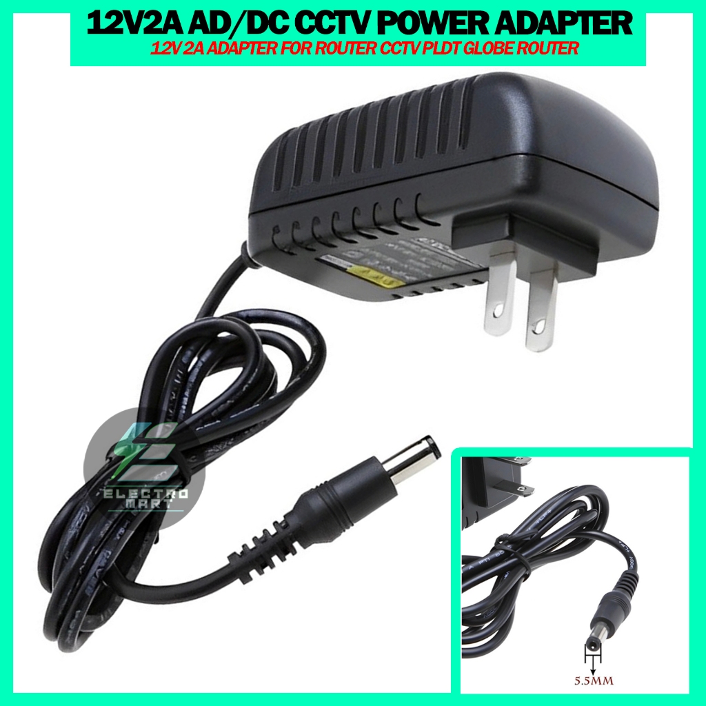 ⭐ ALLAN 12V2A AD/DC CCTV Power Adapter 12V 2A Adapter For Router CCTV ...