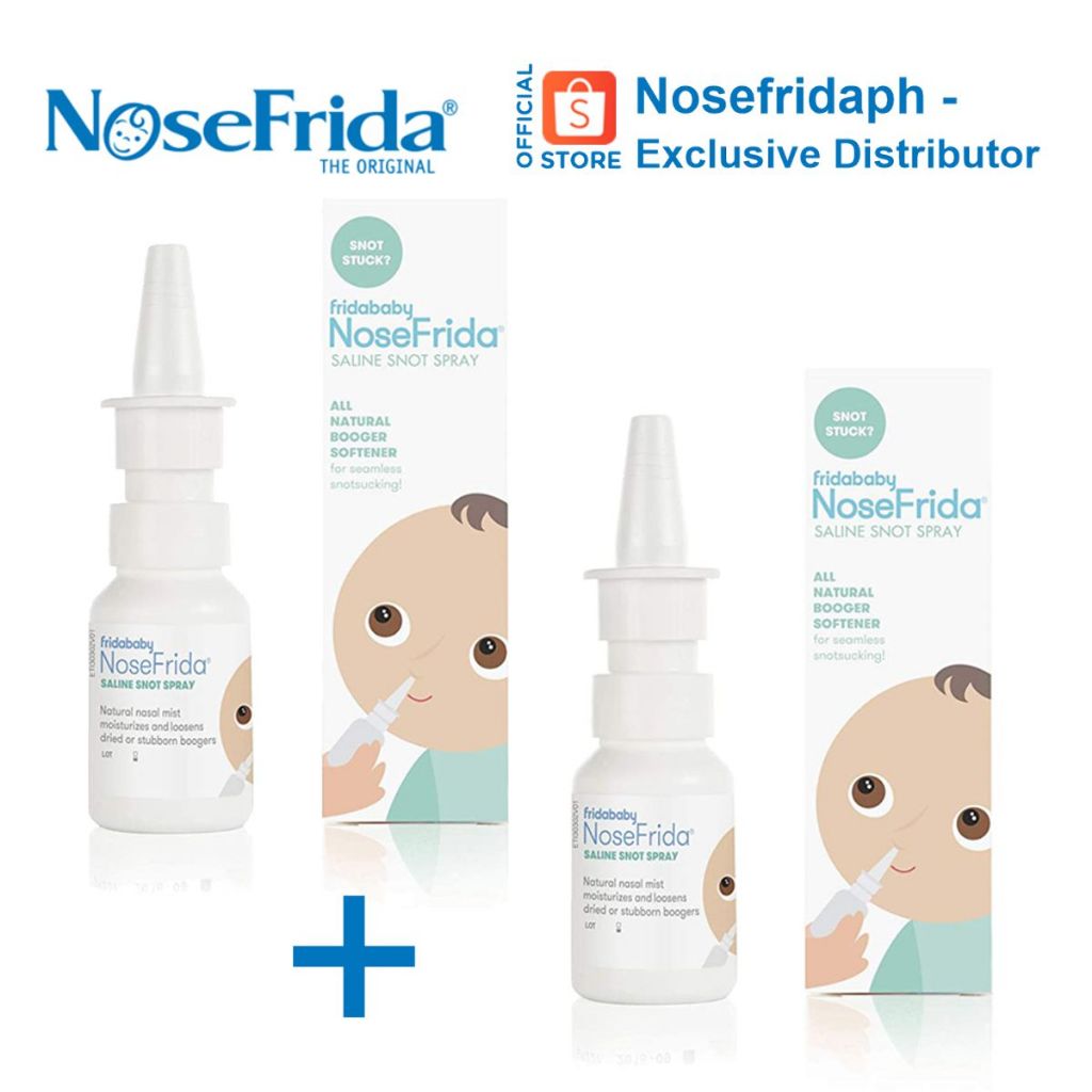 Nosefrida Nasal Spray Natural Sea Salt Saline Spray Solution (2pack ...