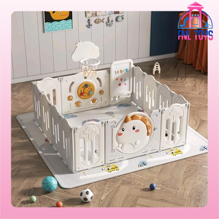 Big Dinosaur Fence【Fast Shipping】free 3 pcs balls playpen play fence w ...
