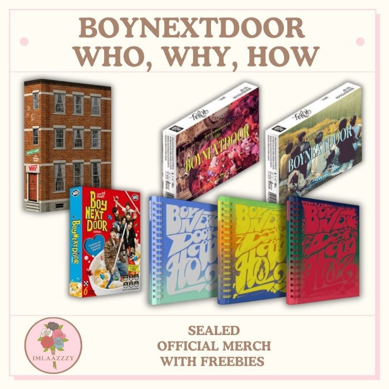 [19.99] BoyNextDoor BND Who Why How Sealed Album [Onhand] boy next door ...