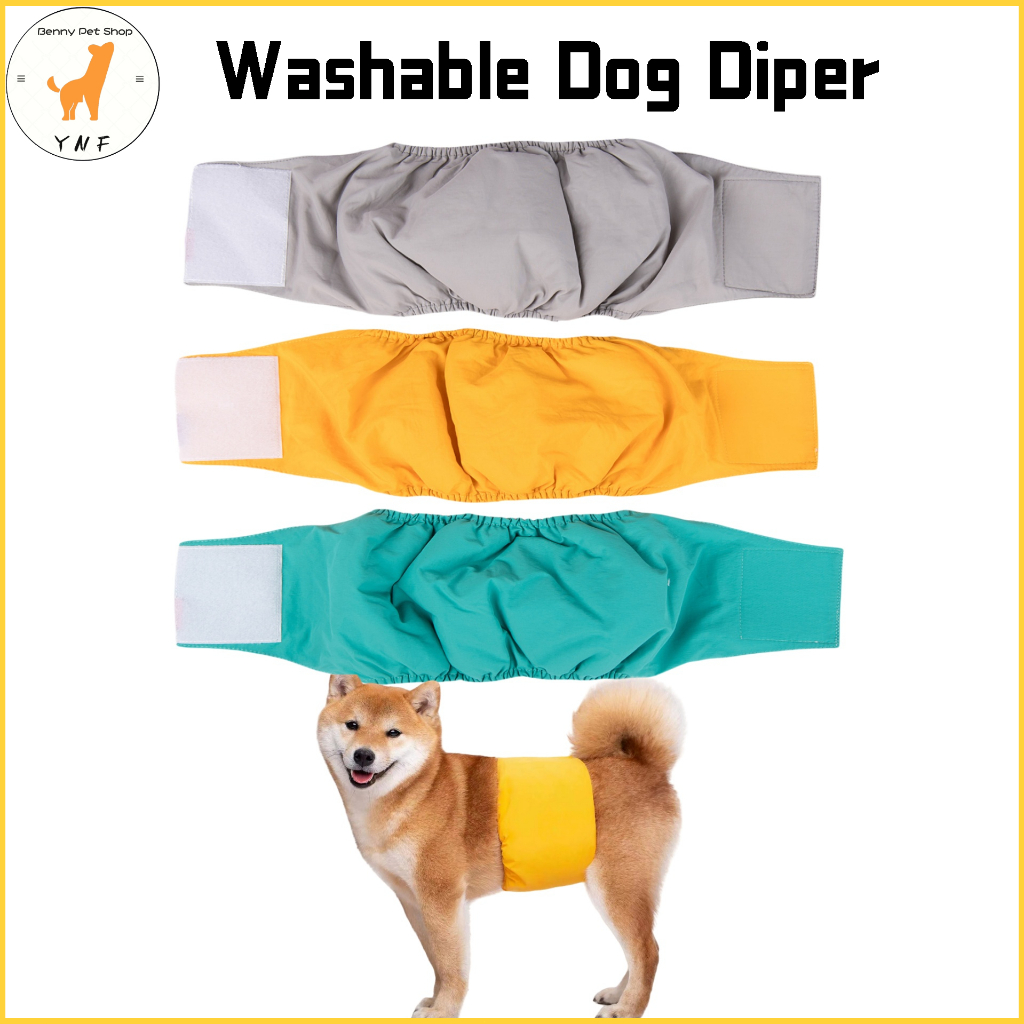 Male Dog Waterproof Physiological Underwear Shorts Puppy Reusable ...