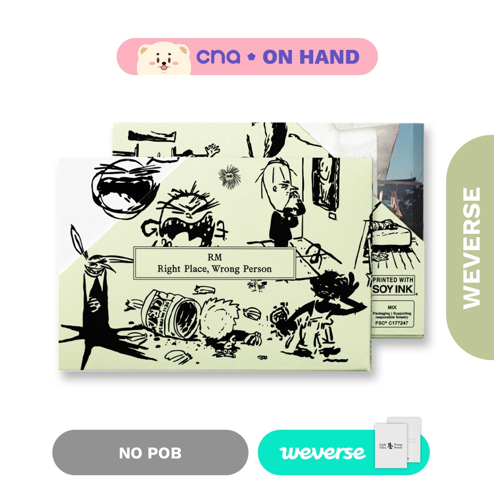 CNA RM (BTS) - Right Place, Wrong Person (Weverse Albums Ver.) 2nd Solo ...
