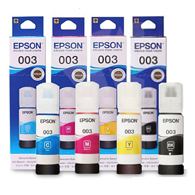 Genuine refill Ink 003 100% Original Tunay L1110 L3100 L3101 L3110 ...