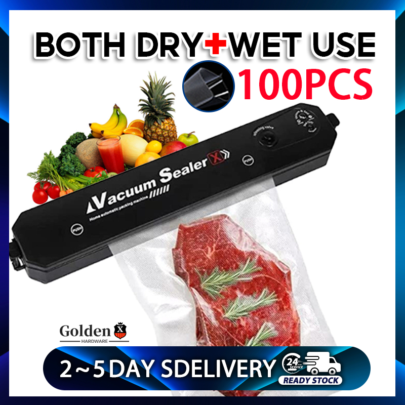 【Get 100pc】Food Sealer Machine Household Automatic Portable Vacuum ...