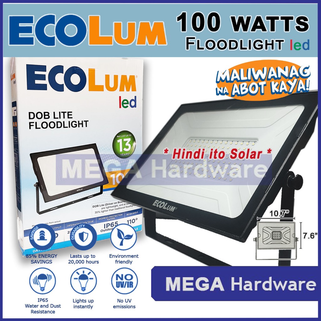 Firefly Ecolum Weatherproof DOB LED Floodlight Daylight (30W, 50W, 70W ...