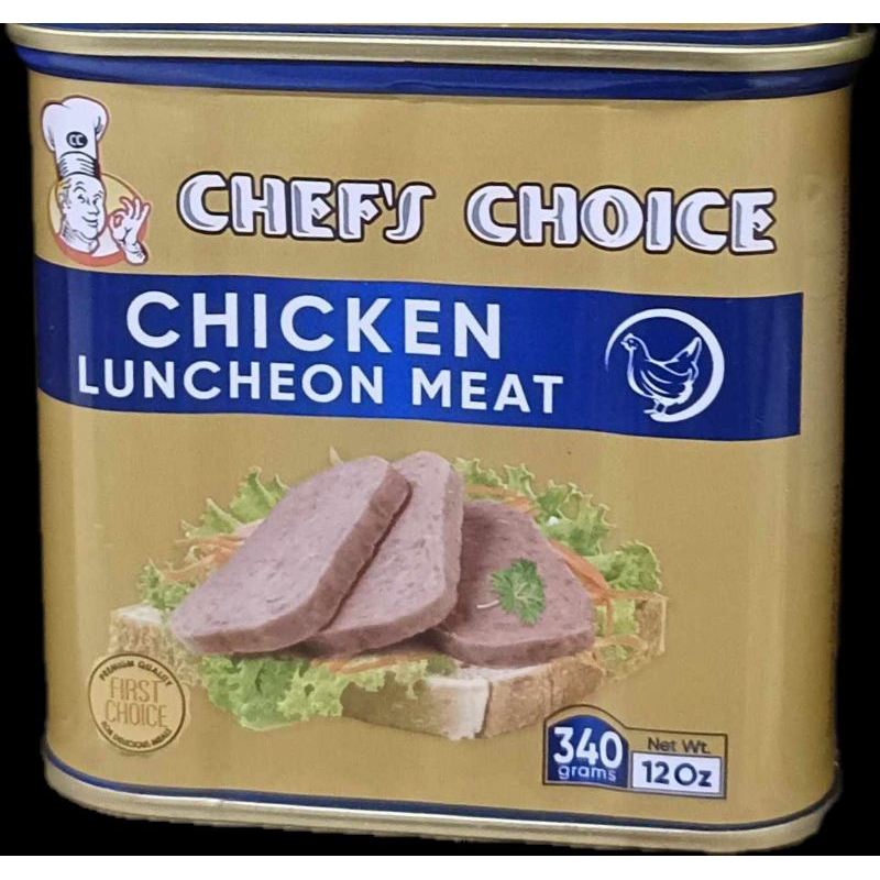 Chef’s Choice Chicken Luncheon Meat 340g Halal Certified | Shopee ...