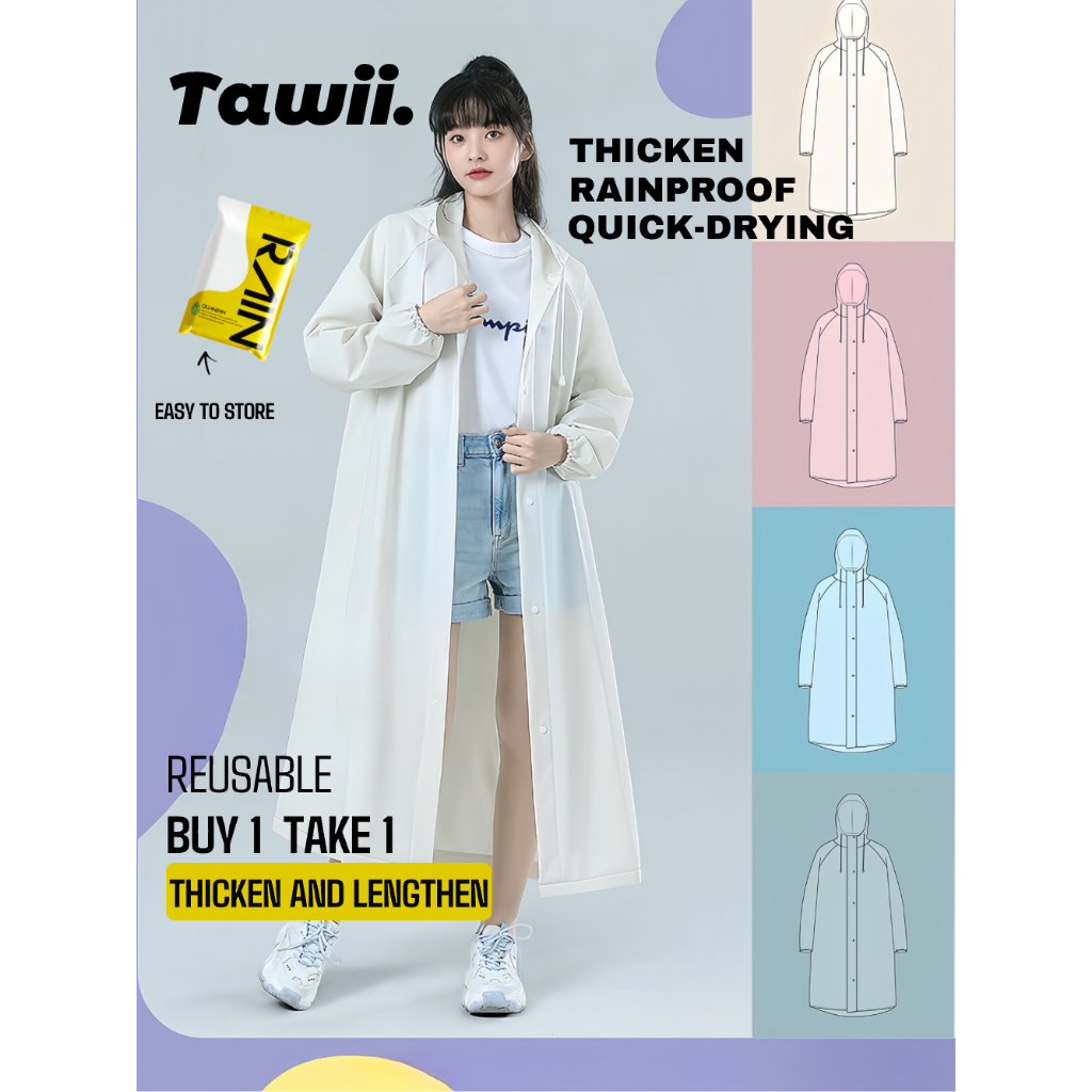 Portable raincoat thickened adult raincoat outdoor raincoat for men and ...