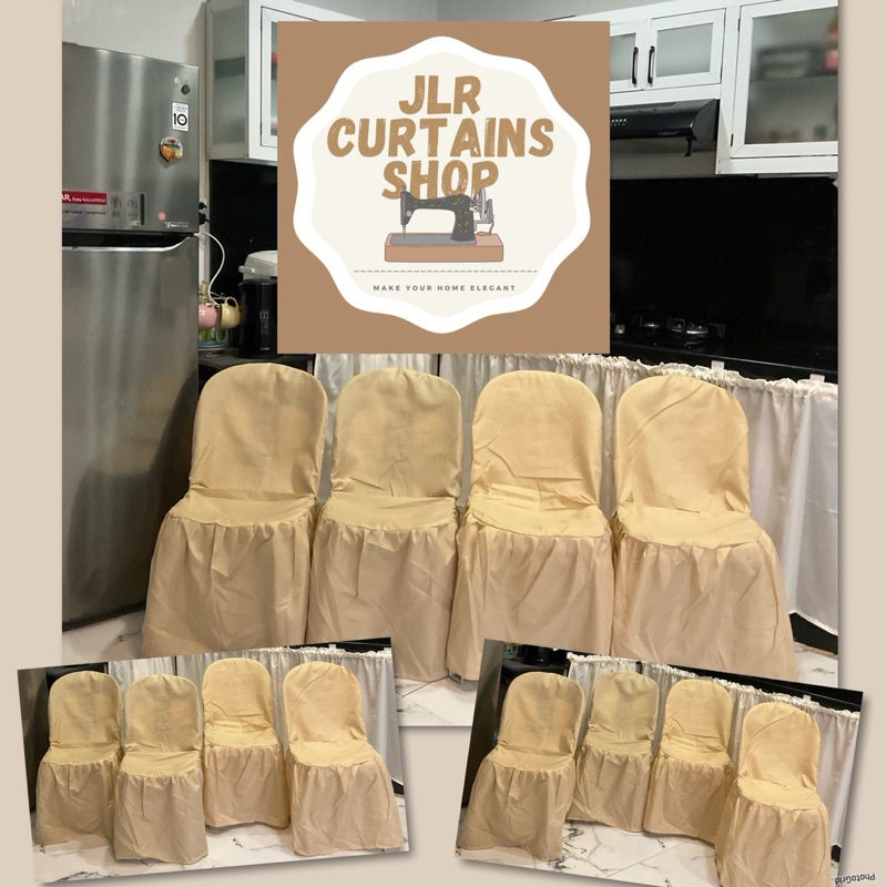 PLAIN MOCHA MOUSSE CHAIR COVER monoblock (URATEX&RUBY COFTA) to achieve ...