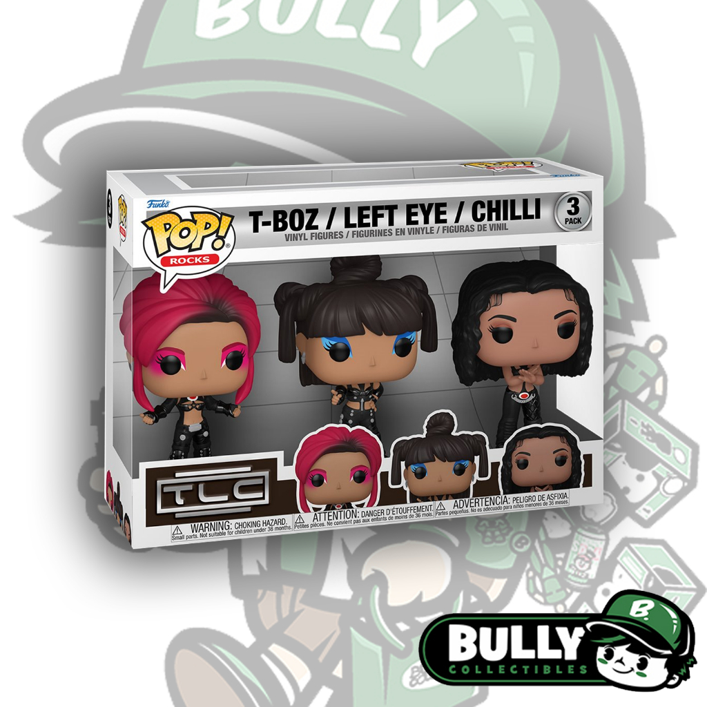 Funko POP! Rocks: TLC - T-Boz, Left Eye, Chilli 3-Pack | Shopee Philippines