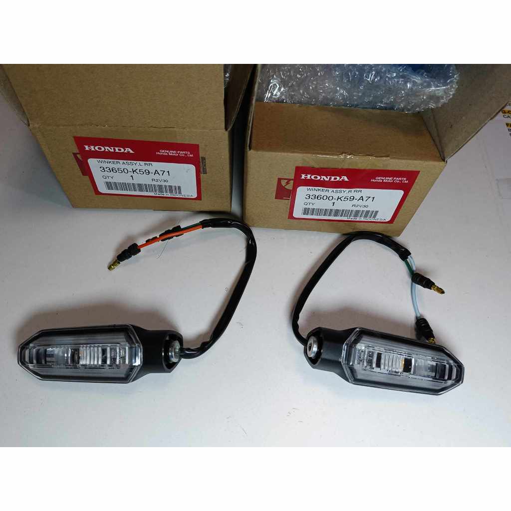 original rear winker assy/signal light honda click v2,v3 set 33650-k59 ...