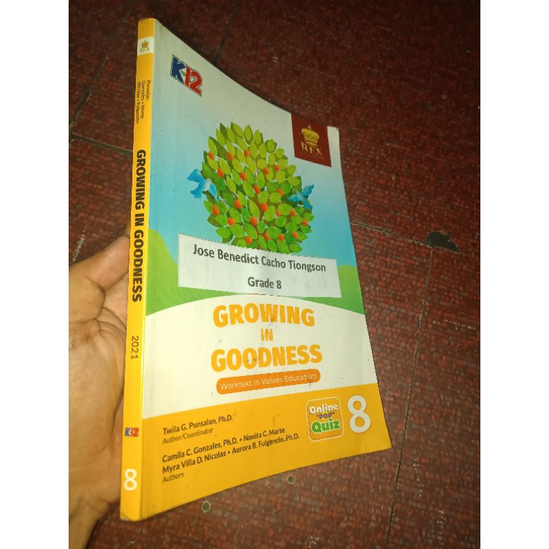 Growing in goodness grade 8 | Shopee Philippines