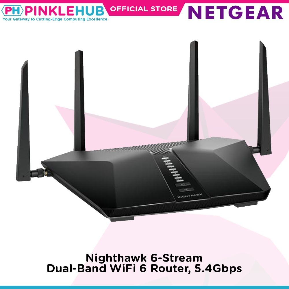 NETGEAR Nighthawk 6-Stream Dual-Band WiFi 6 Router, 5.4Gbps (RAX50 ...