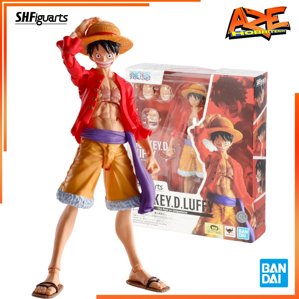 SHFiguarts SHF Monkey D Luffy The Raid on Onigashima One Piece | Shopee ...