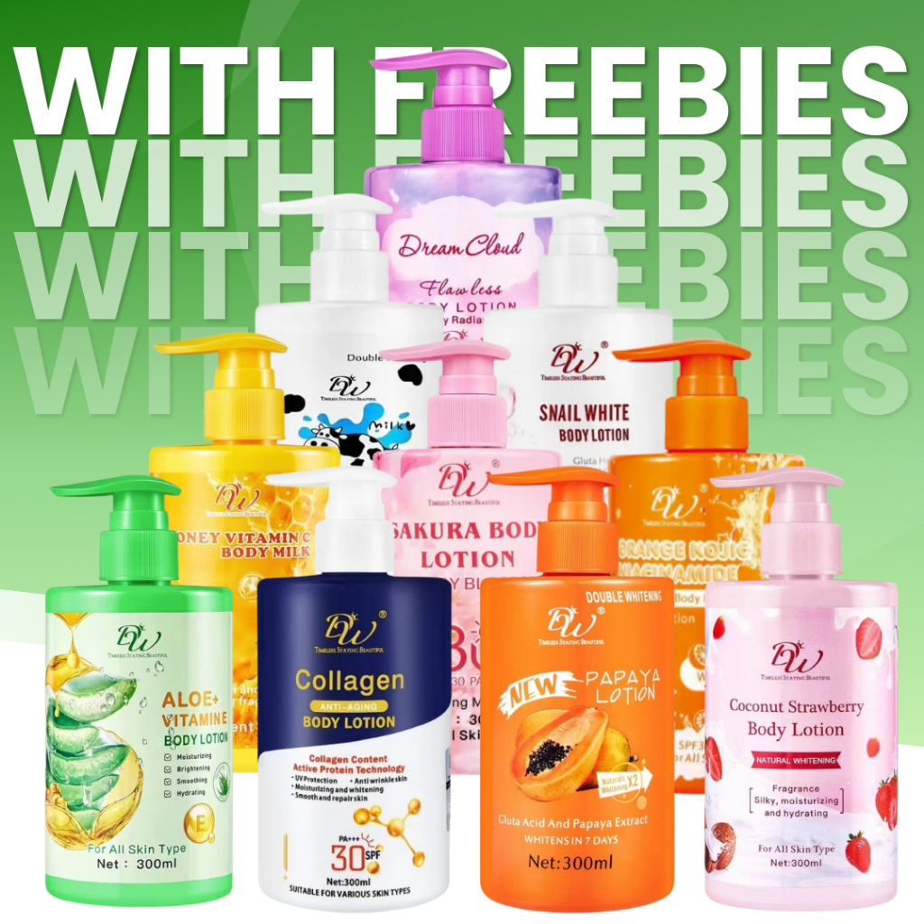 DW Whitening Lotion 300ml Body Moisturizing Lotion Kojic, Niacinamide ...